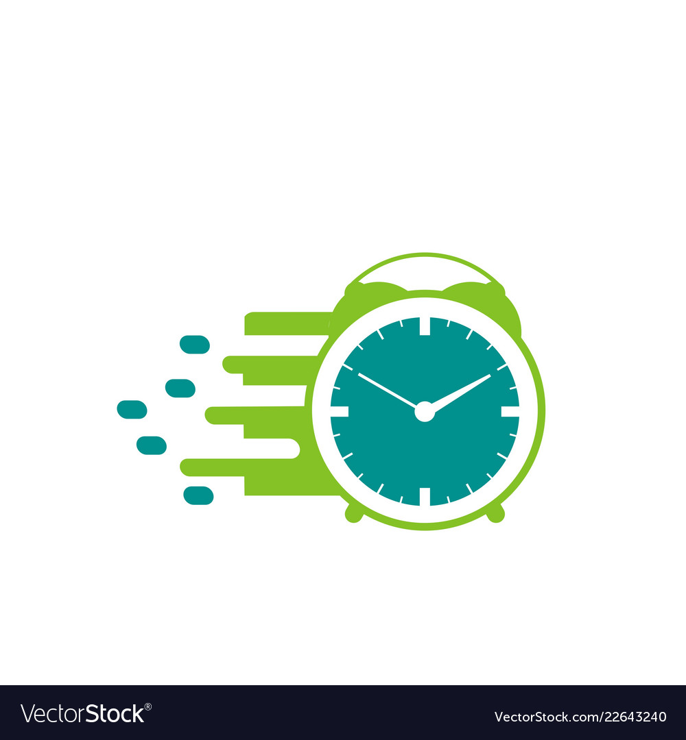 Clock logo design Royalty Free Vector Image - VectorStock