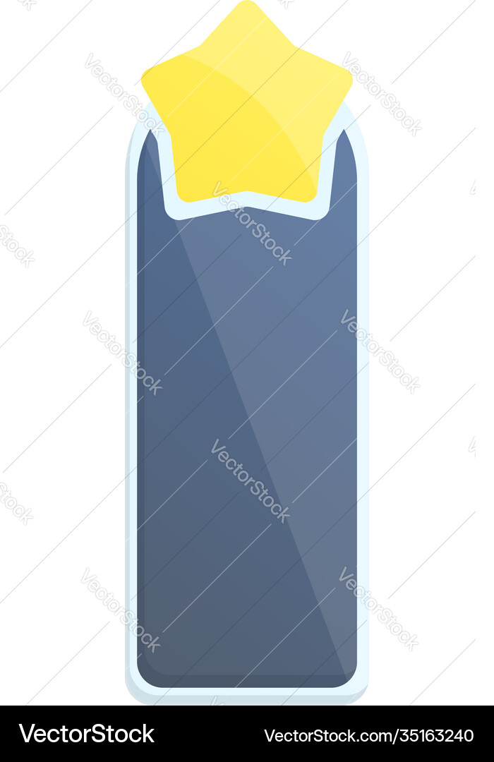 Hard bookmark icon cartoon style Royalty Free Vector Image