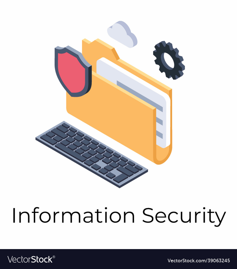 Information security Royalty Free Vector Image