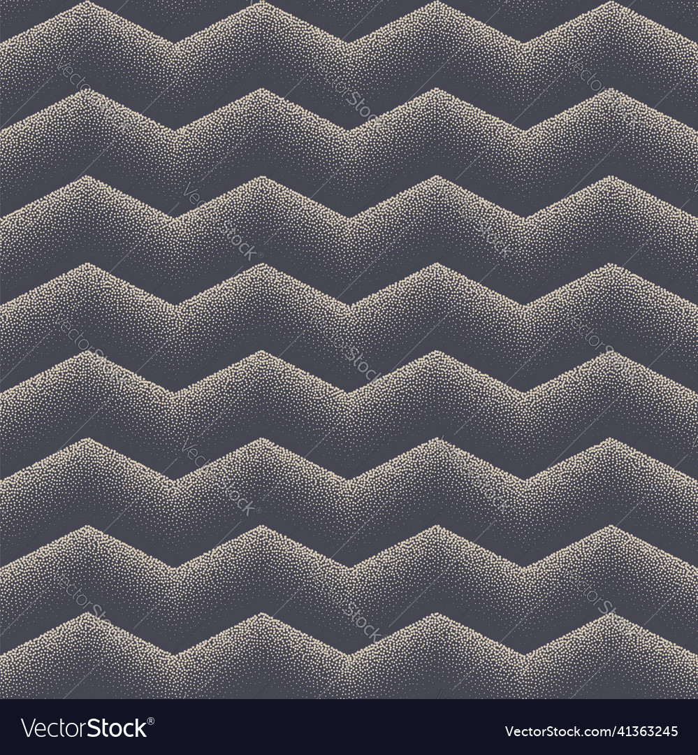 Zigzag lines stipple structure seamless pattern Vector Image