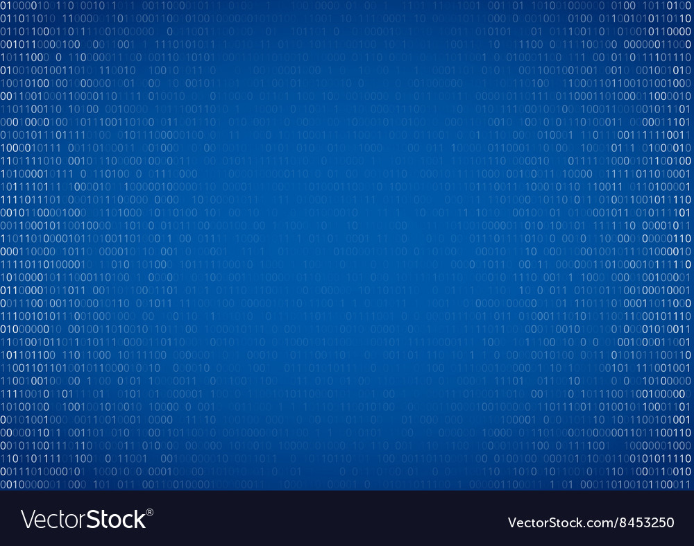 Binary code background Royalty Free Vector Image
