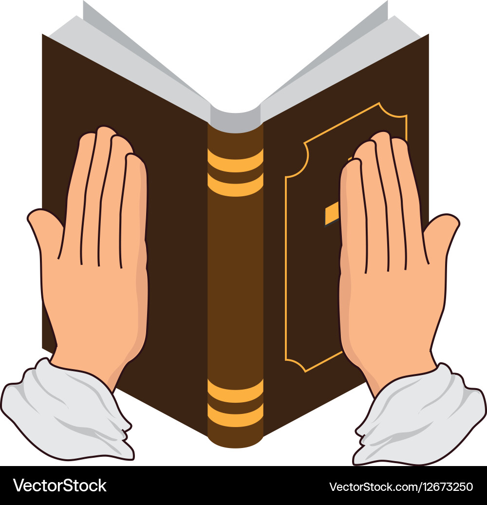 Sacred holy bible icon Royalty Free Vector Image