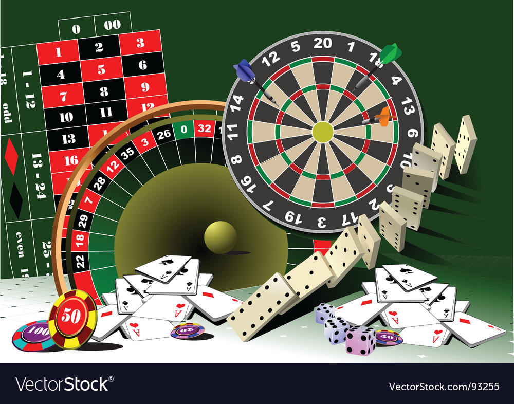 Casino elements Royalty Free Vector Image - VectorStock