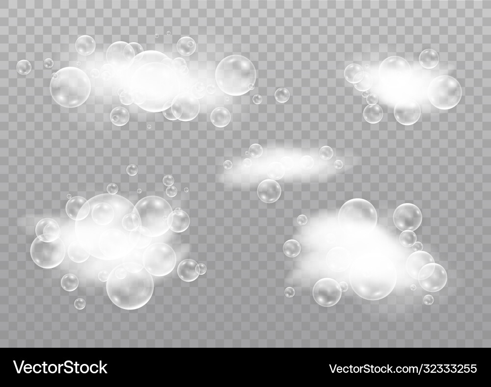 Foam and bubbles Royalty Free Vector Image - VectorStock