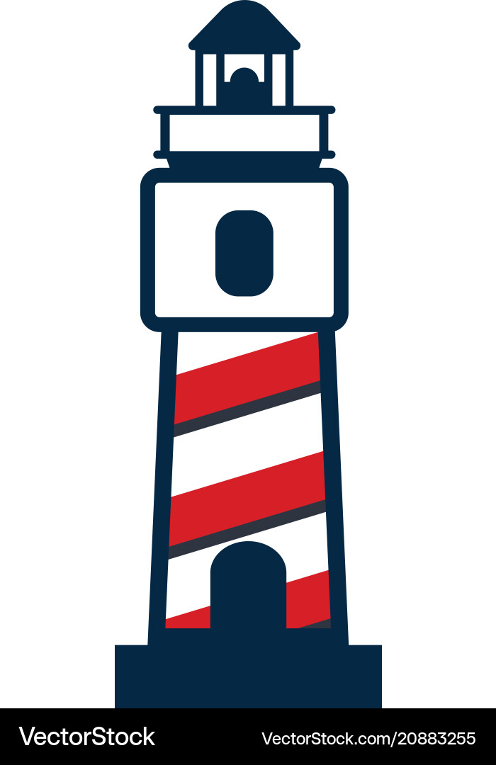Lighthouse logo Royalty Free Vector Image - VectorStock