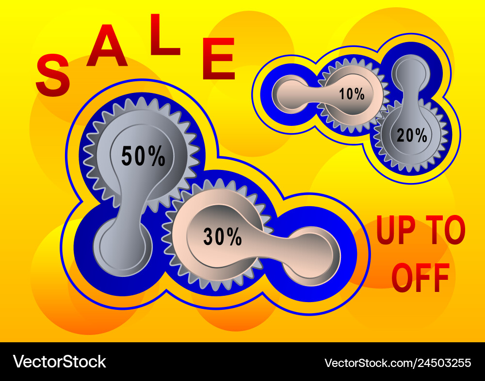 Sale website banner templates Royalty Free Vector Image