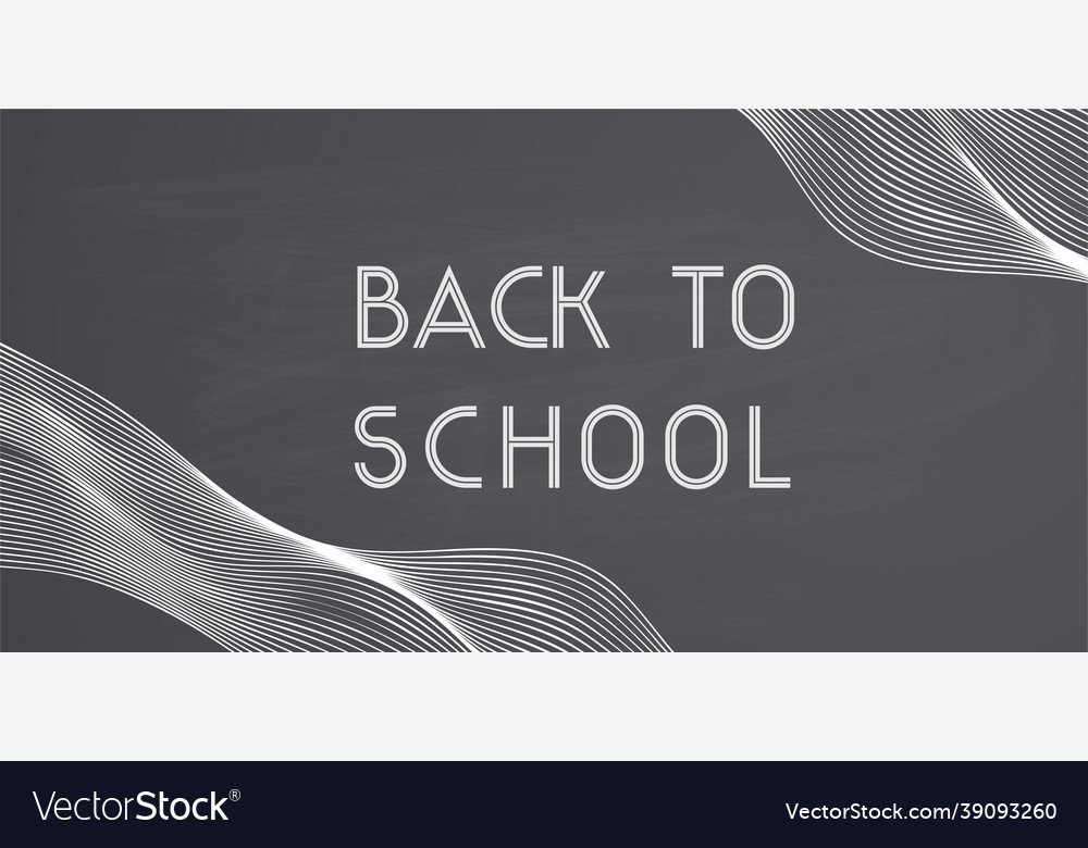 Back to school slate design Royalty Free Vector Image