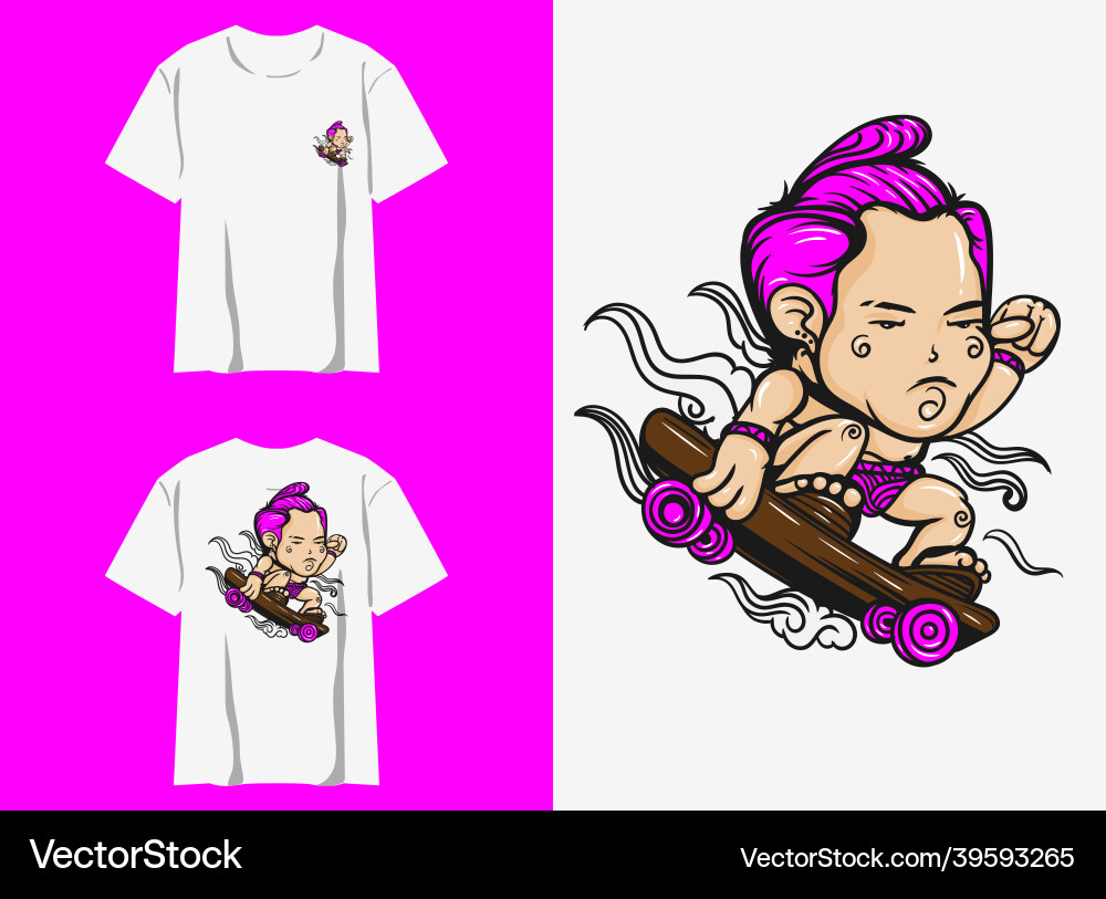 Streetwear graphic design Royalty Free Vector Image