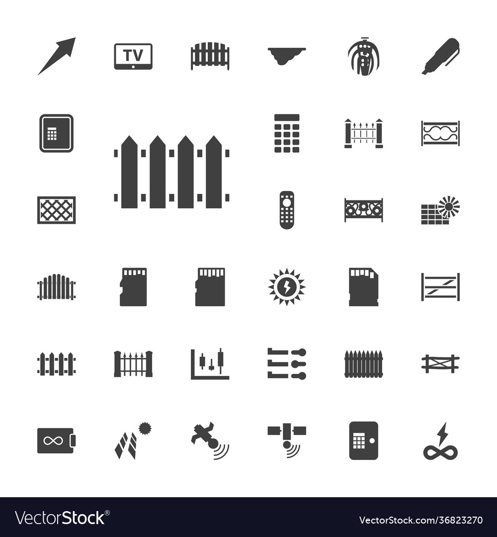 33 panel icons Royalty Free Vector Image - VectorStock