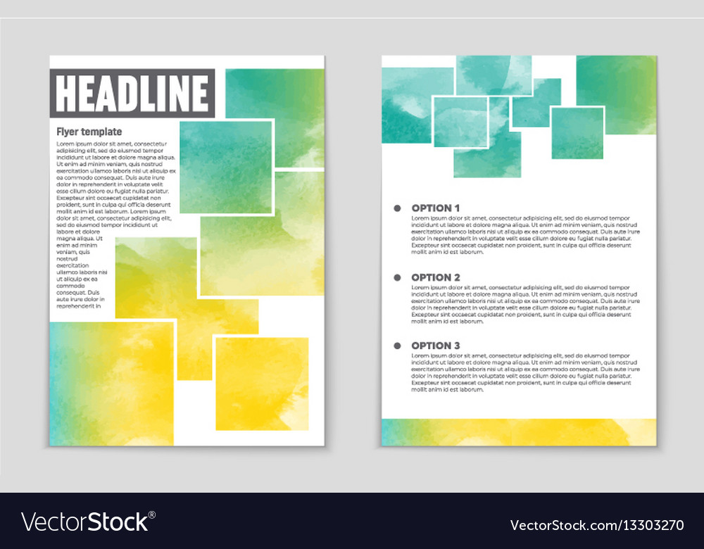 Abstract layout background set for art Royalty Free Vector