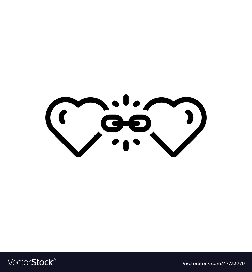 Linked Royalty Free Vector Image - VectorStock
