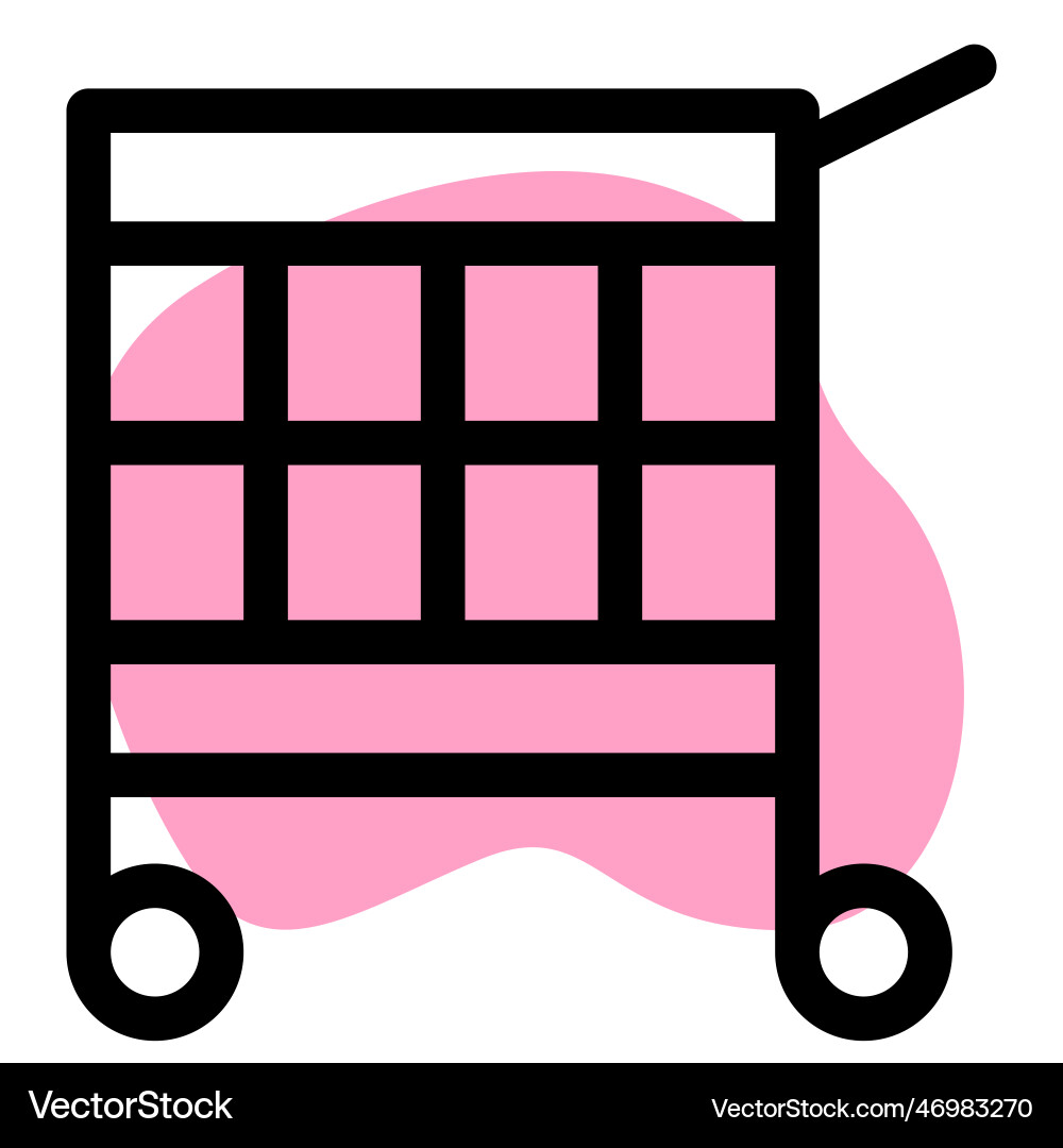 Multi-shelf linen trolley for keeping waste linens