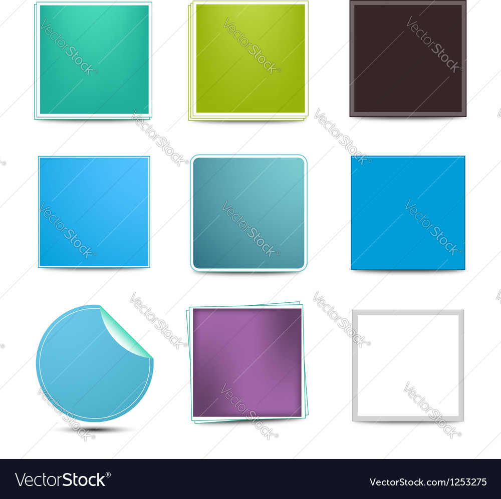 Icon or avatar frames Royalty Free Vector Image