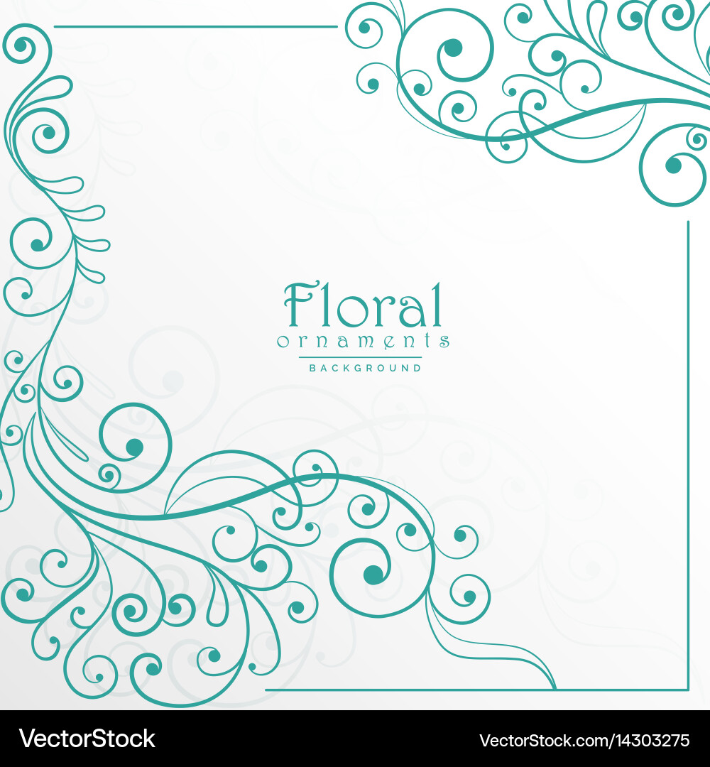 Lovely floral background design Royalty Free Vector Image