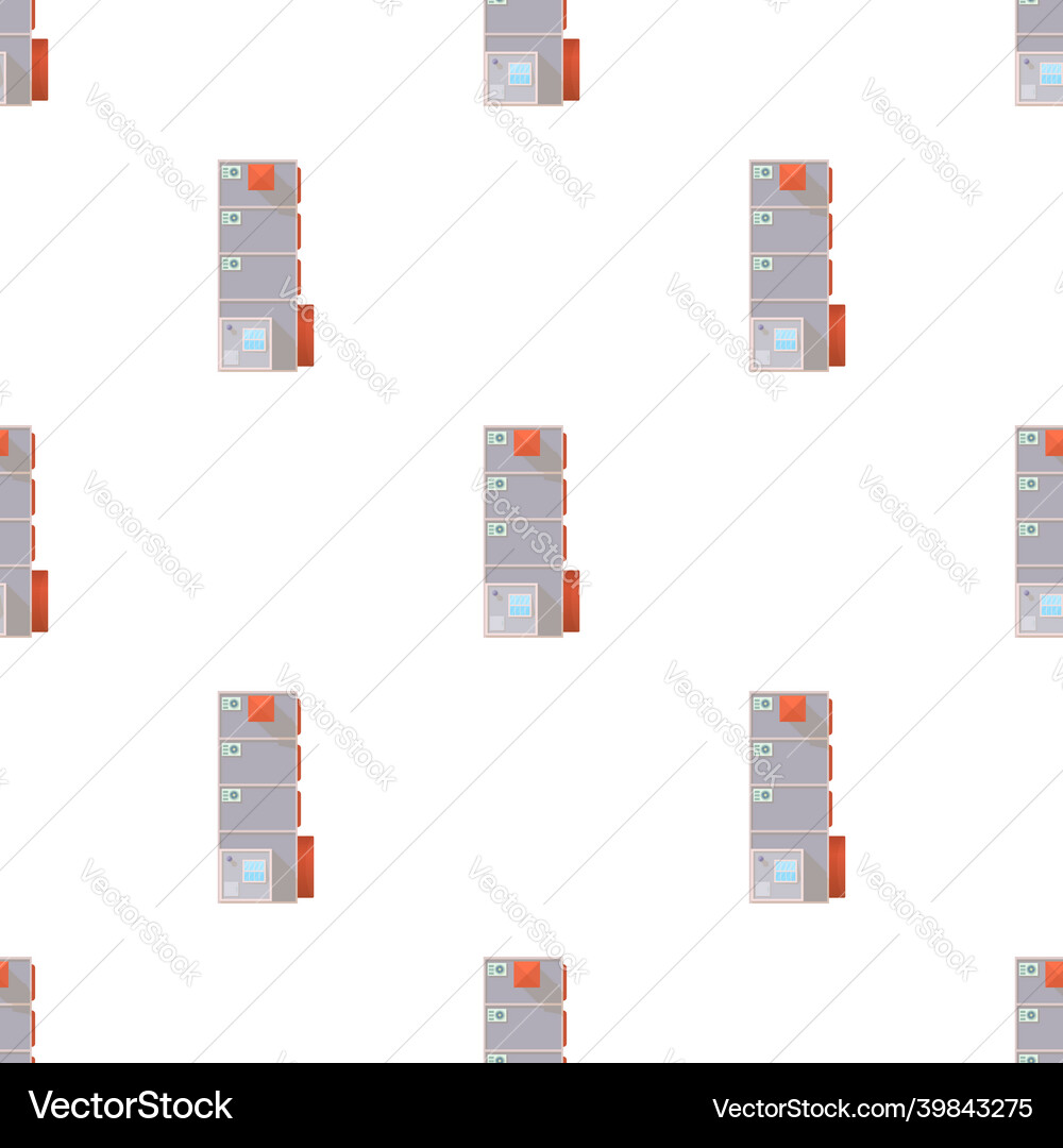 Top view of modern building pattern seamless Vector Image