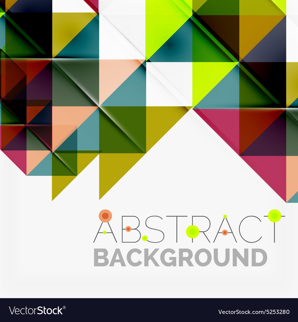 Abstract geometric background modern overlapping Vector Image