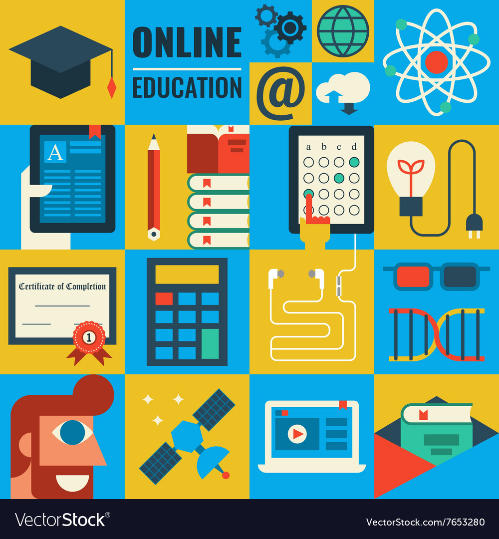 E-learning Royalty Free Vector Image - VectorStock