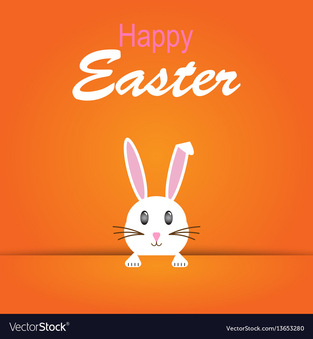 Easter rabbit bunny Royalty Free Vector Image - VectorStock