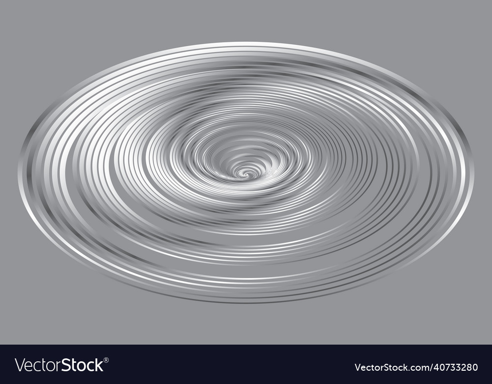 Halftone spiral pattern design element Royalty Free Vector