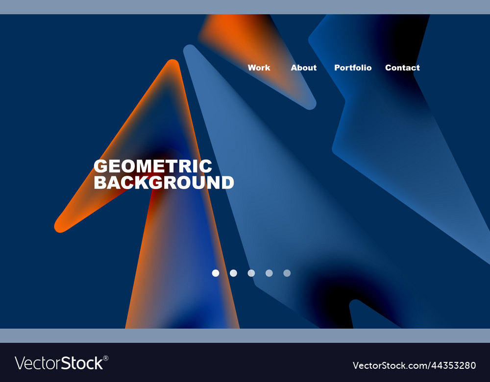 Shards shape composition abstract background web Vector Image