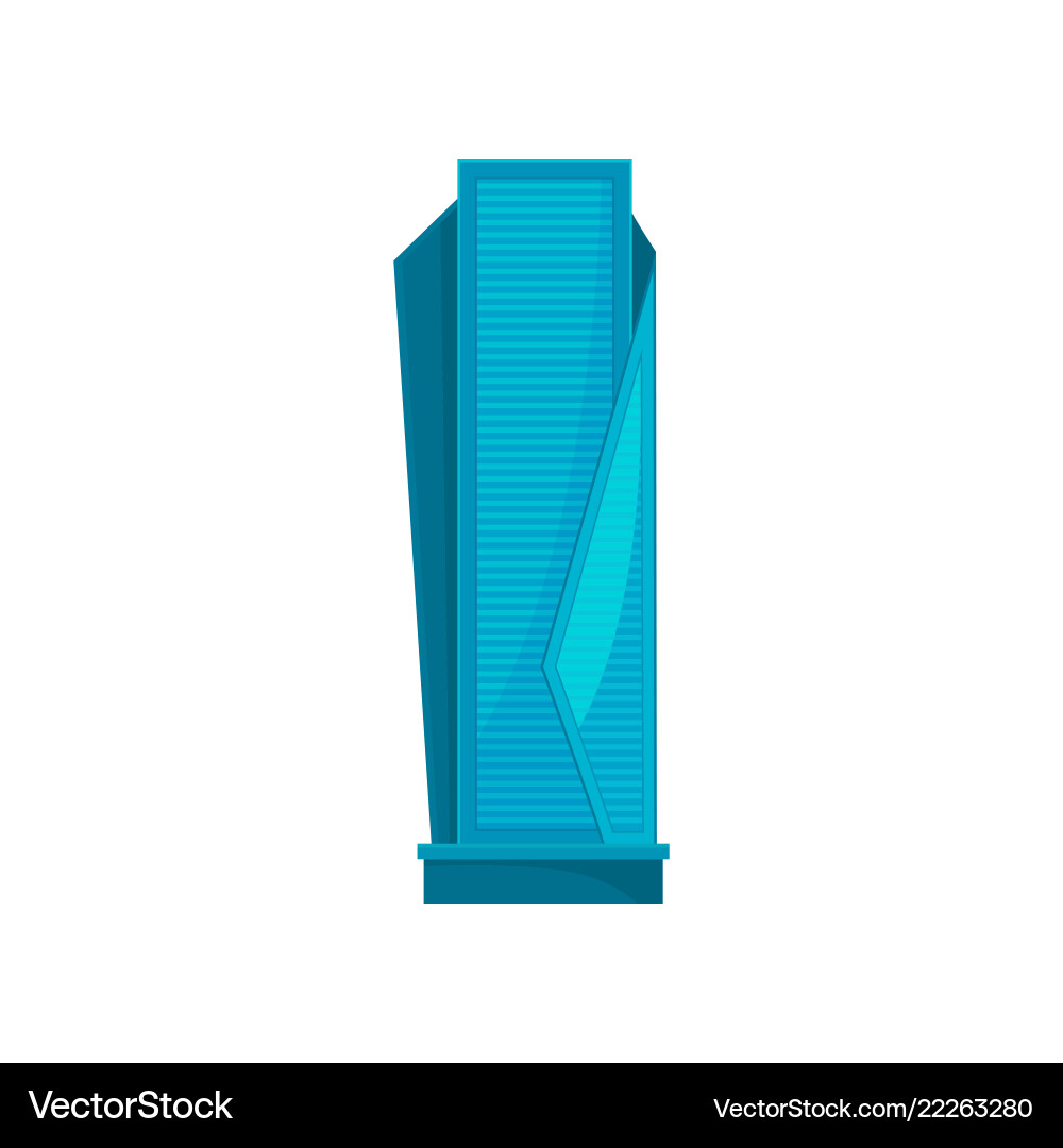 Skyscraper modern city residential building Vector Image