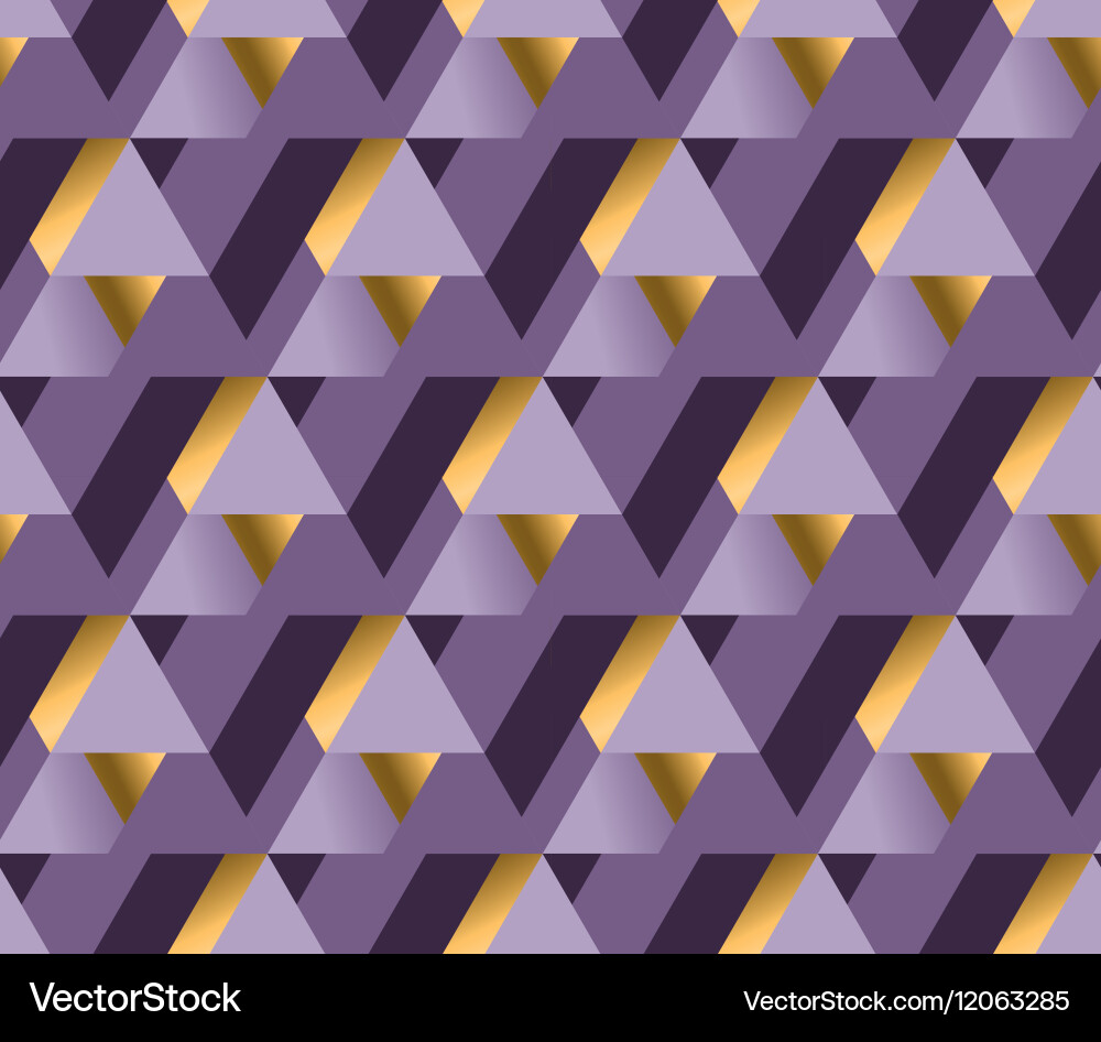 Violet color and gold metal texture background Vector Image