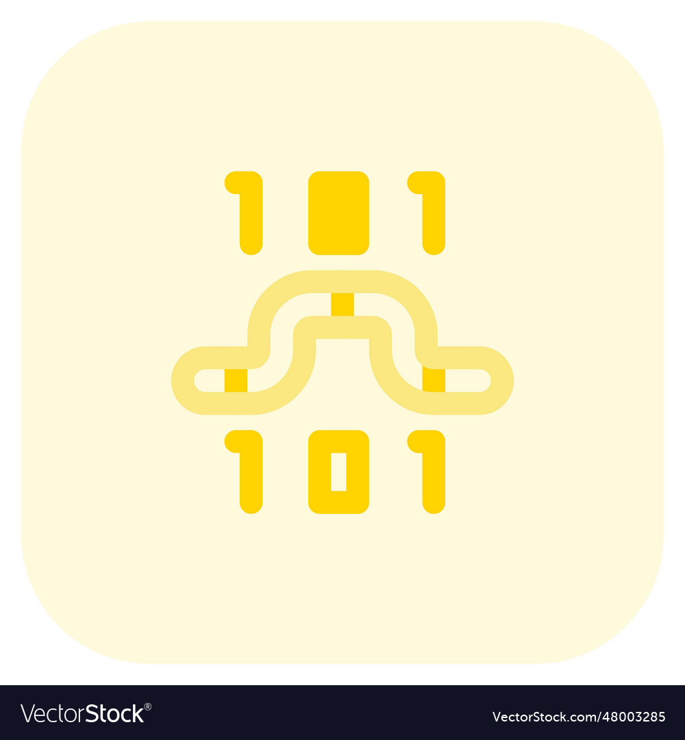 Worm a self replicating system malware Royalty Free Vector Worm a self replicating system malware Royalty Free Vector