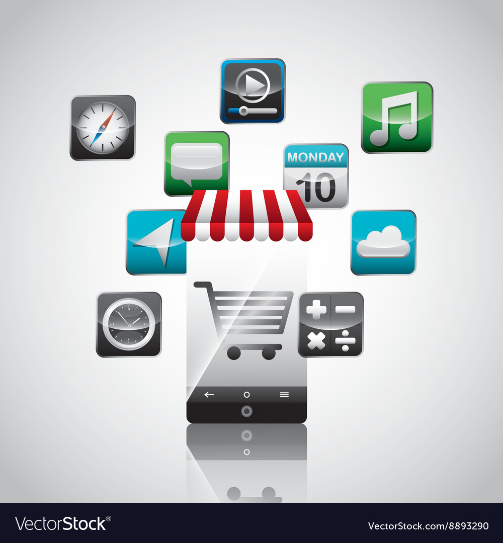 App store design Royalty Free Vector Image - VectorStock
