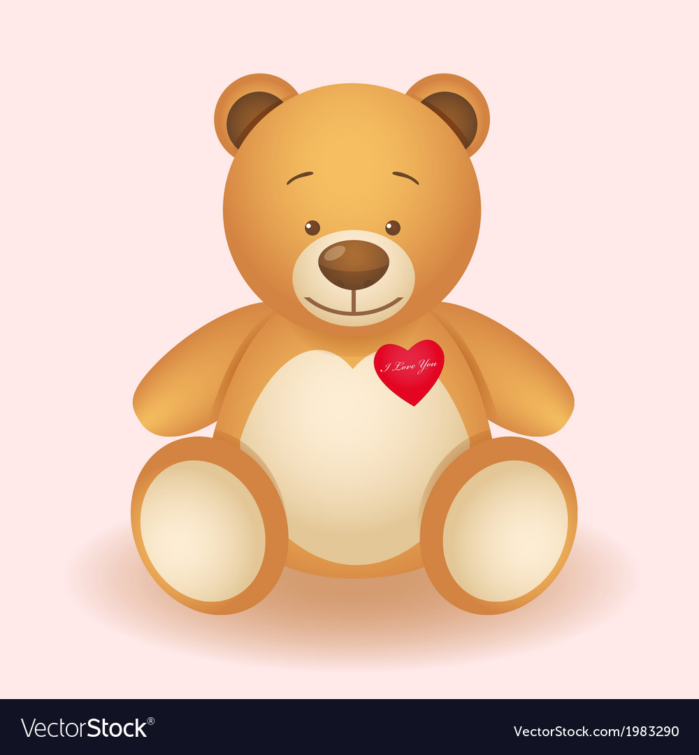 Teddy bear Royalty Free Vector Image - VectorStock