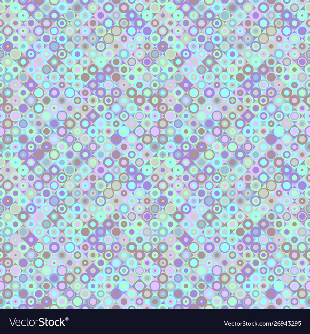 Colorful seamless abstract circle pattern Vector Image