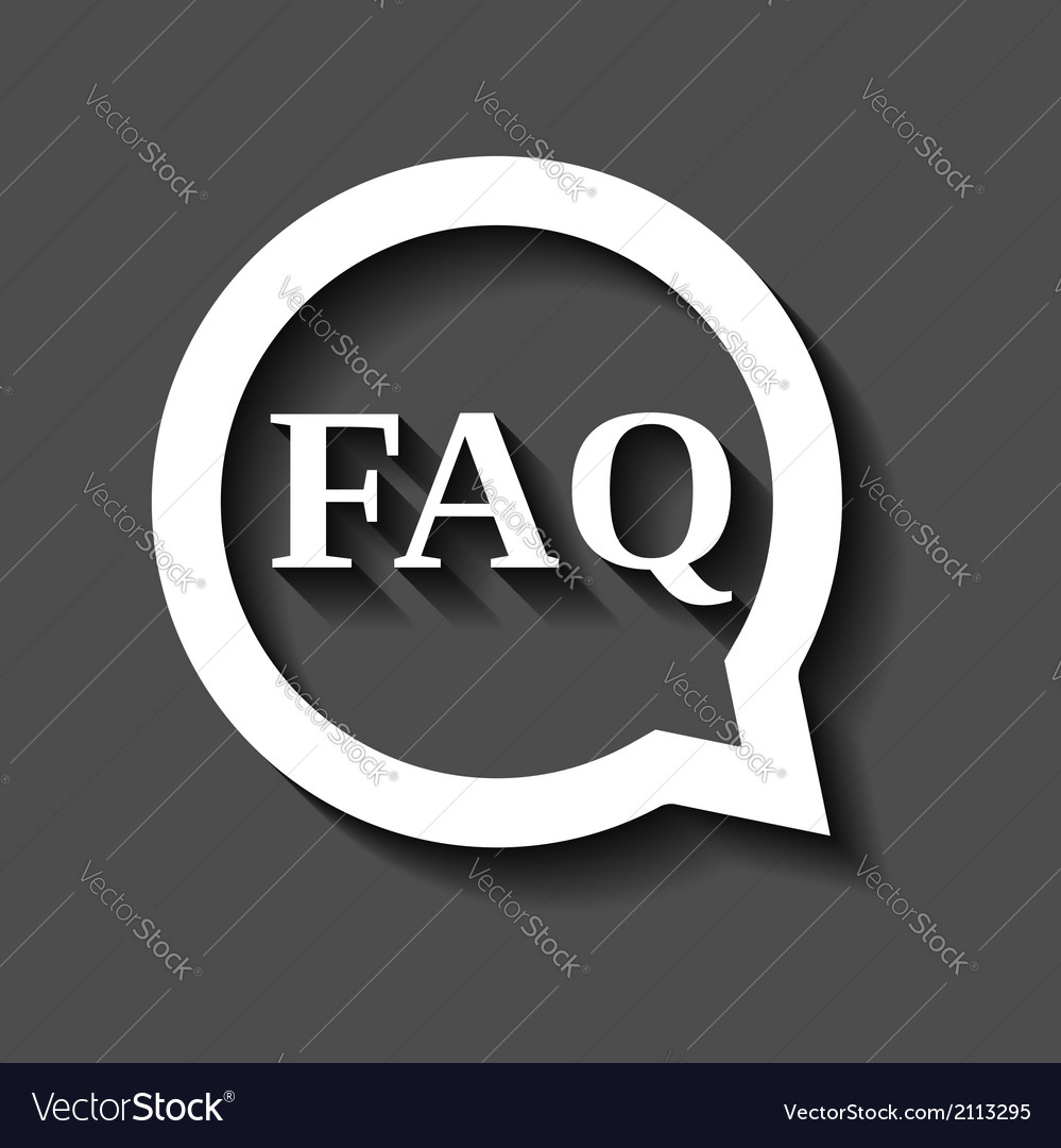 Faq Royalty Free Vector Image - VectorStock