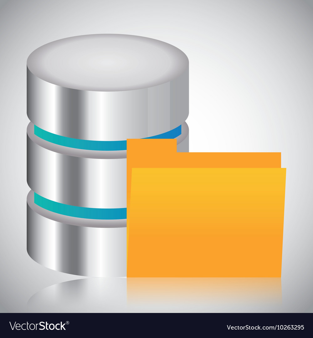 File Archive Data Center Web Hosting Royalty Free Vector