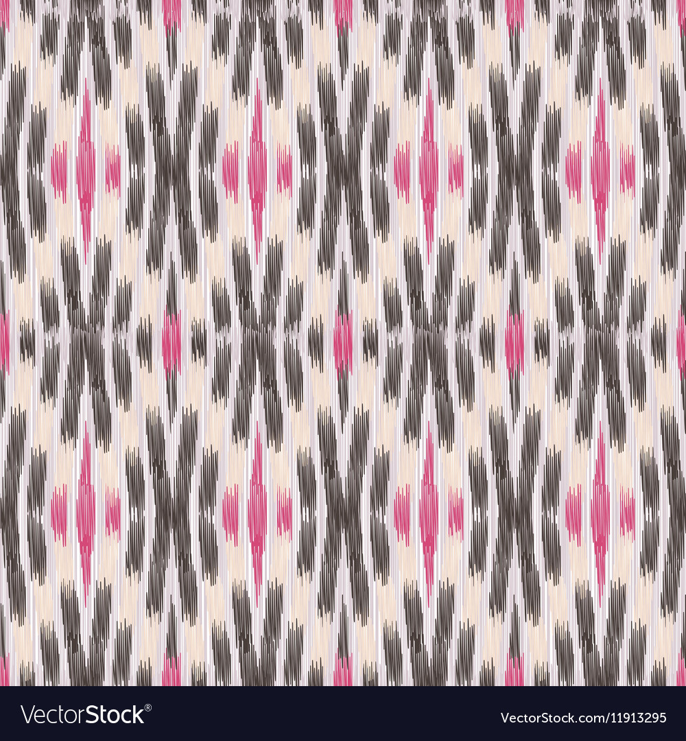Ikat pattern Royalty Free Vector Image - VectorStock