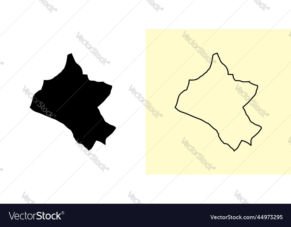 Lambayeque map peru americas filled and outline Vector Image Lambayeque map peru americas filled and outline Vector Image