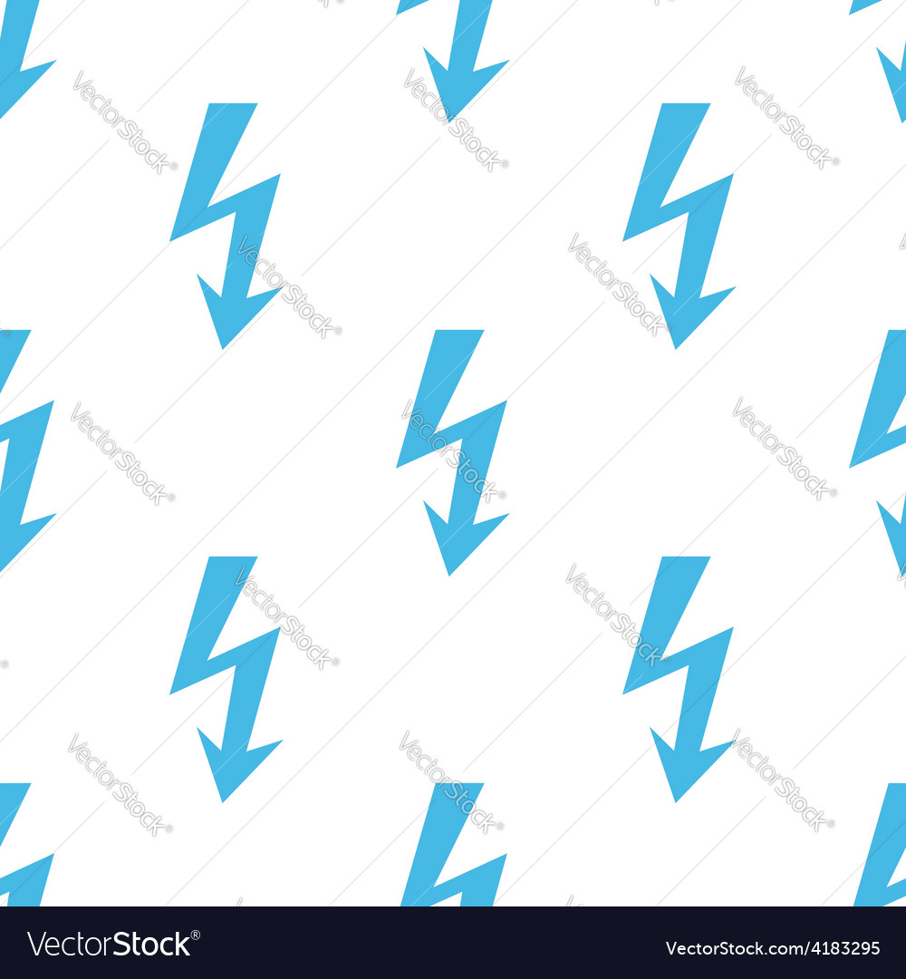 Lightning seamless pattern Royalty Free Vector Image