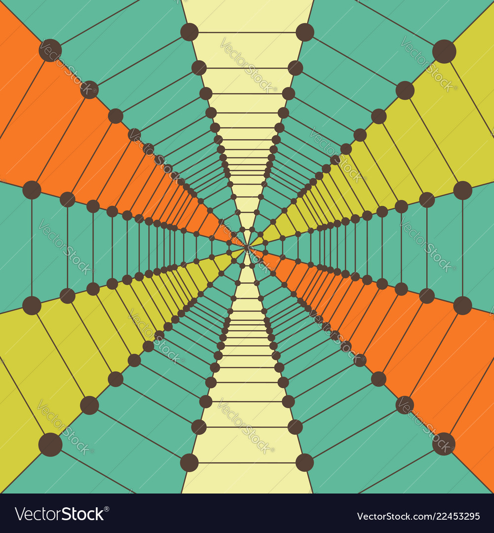 Network background 3d technology Royalty Free Vector Image