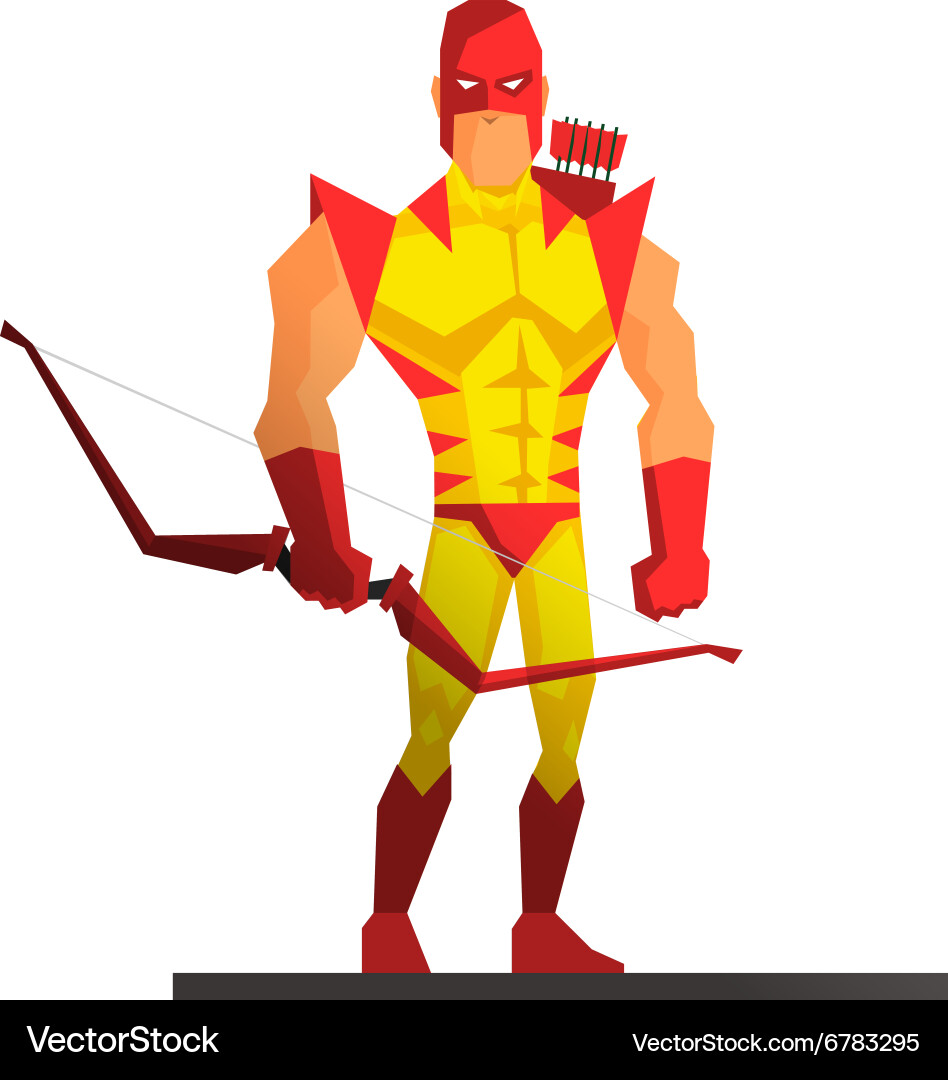Superhero White Background