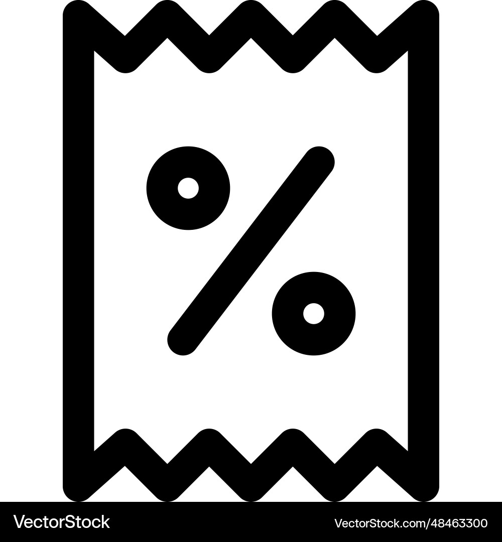 Great discount applied on shopping bill Royalty Free Vector