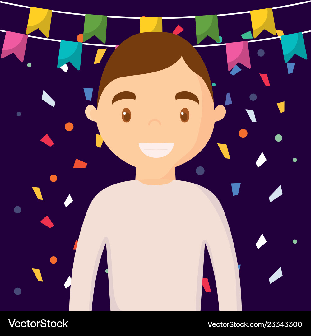 Young and casual man character Royalty Free Vector Image