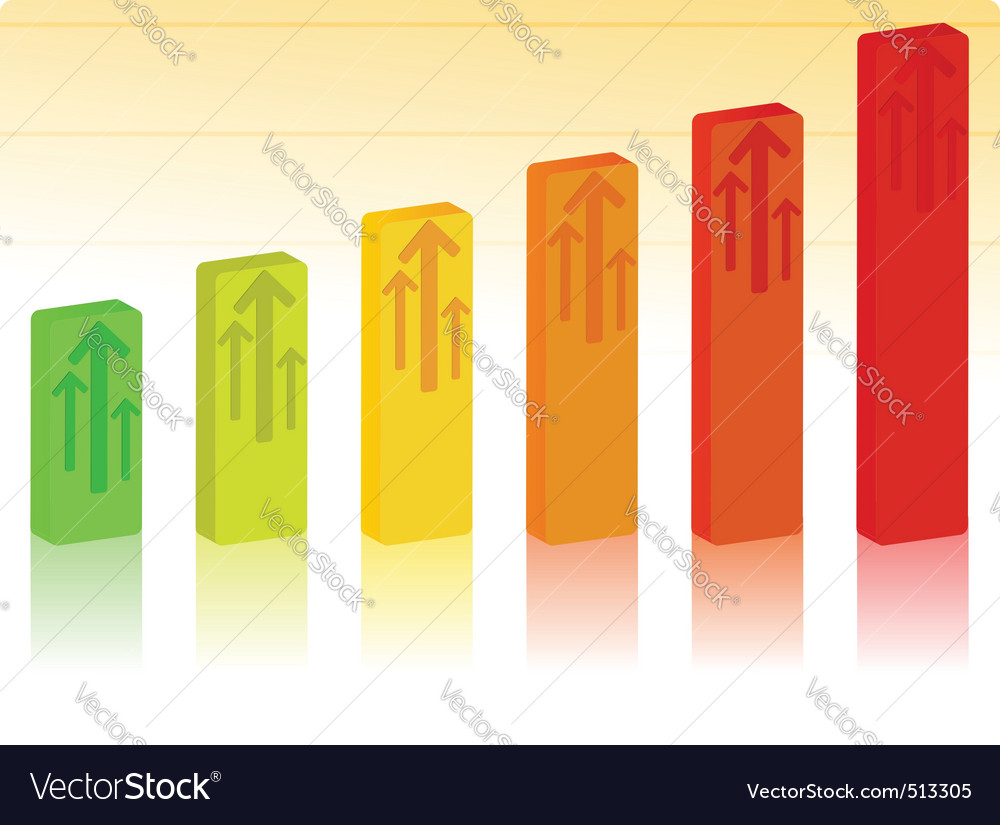 Bar graph Royalty Free Vector Image - VectorStock