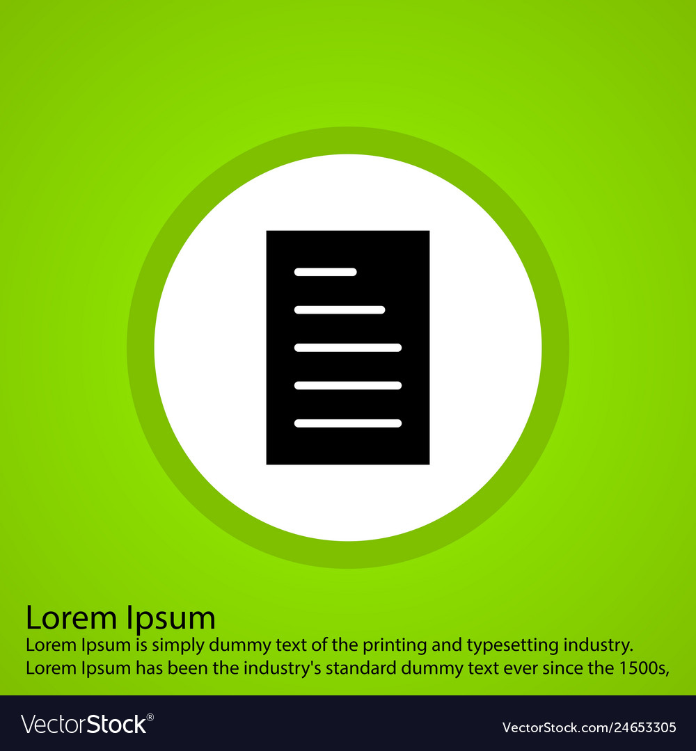 Document icon Royalty Free Vector Image - VectorStock