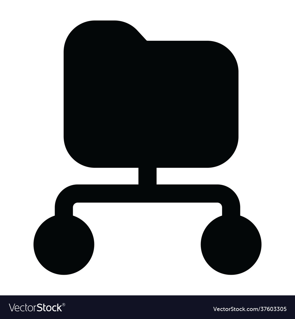 Shared folder Royalty Free Vector Image - VectorStock