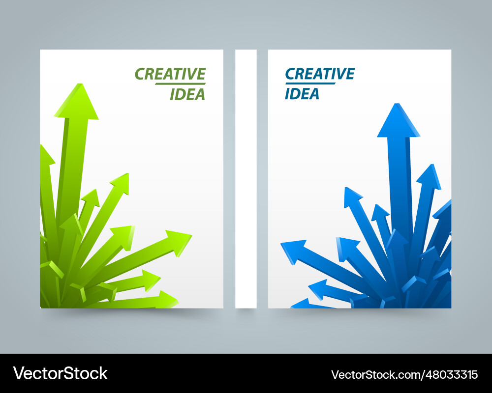 Arrow explosion banner book a4 size paper Vector Image