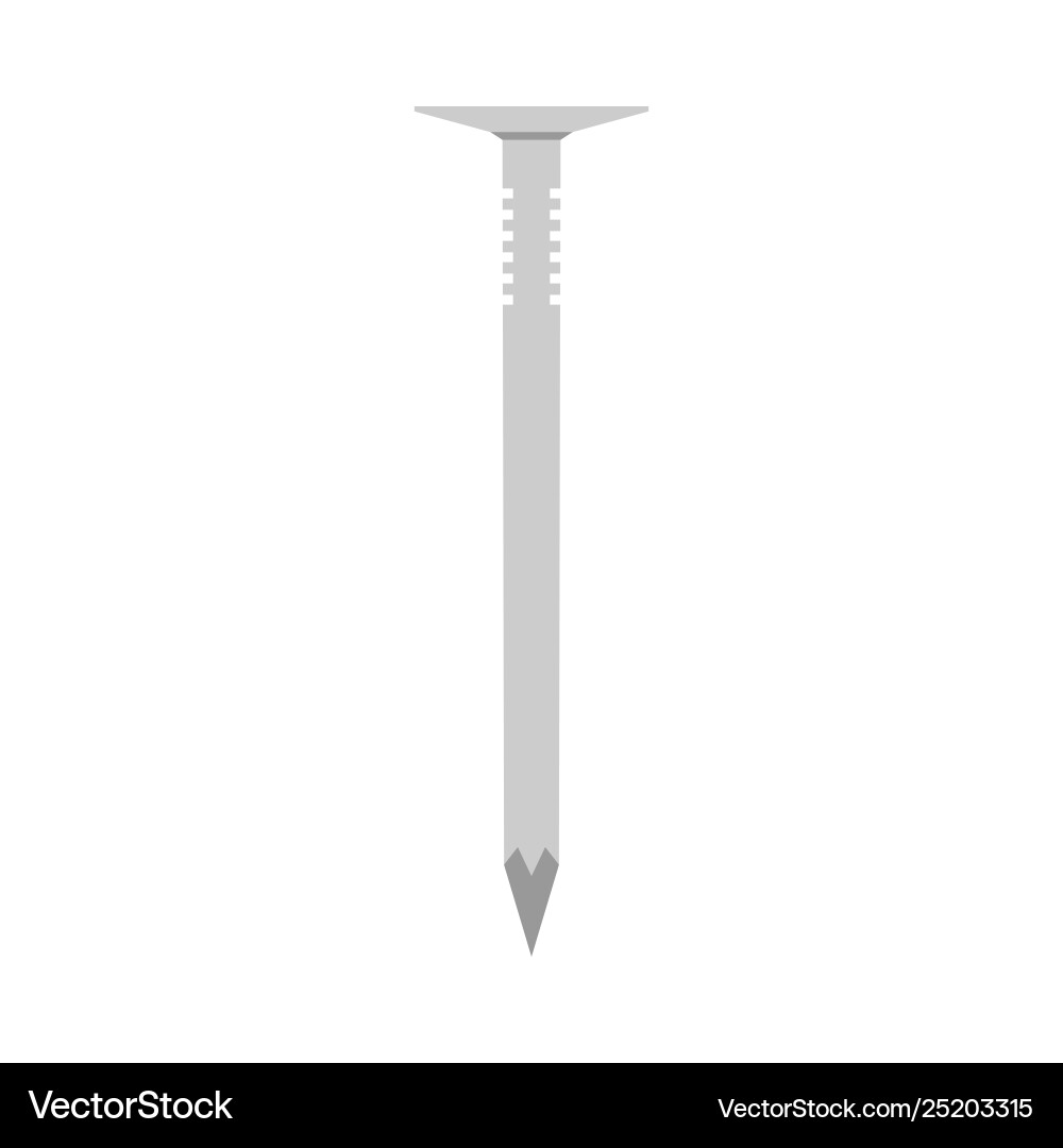 Nail construction industrial equipment building Vector Image