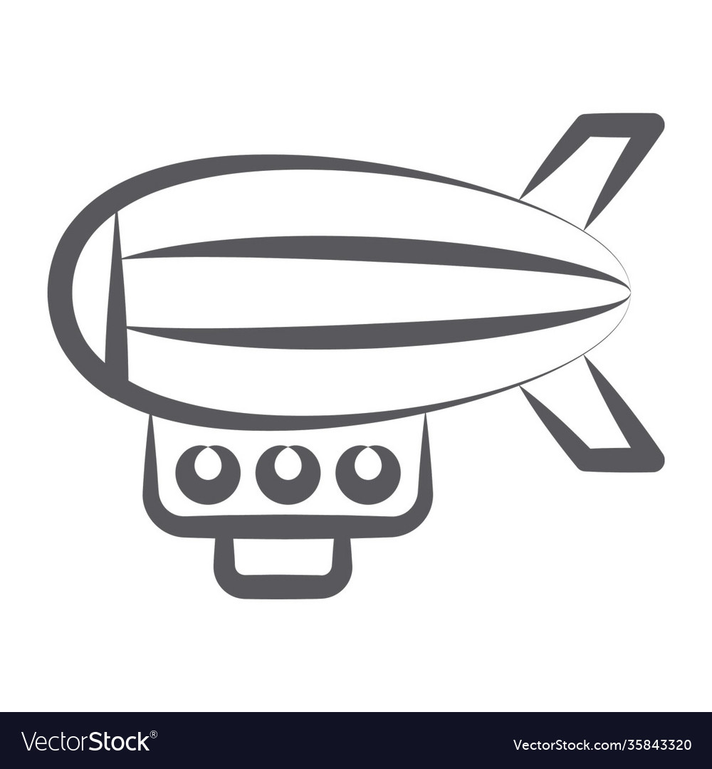 Blimp Royalty Free Vector Image - VectorStock