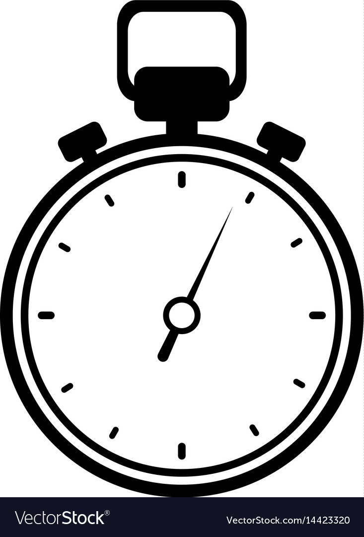 Chronometer device icon Royalty Free Vector Image