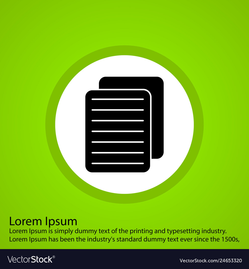 Document icon Royalty Free Vector Image - VectorStock