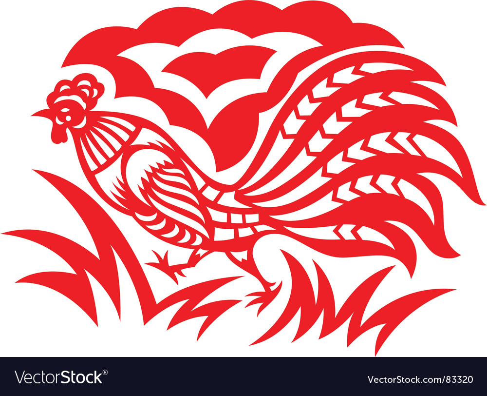 Rooster Royalty Free Vector Image - VectorStock
