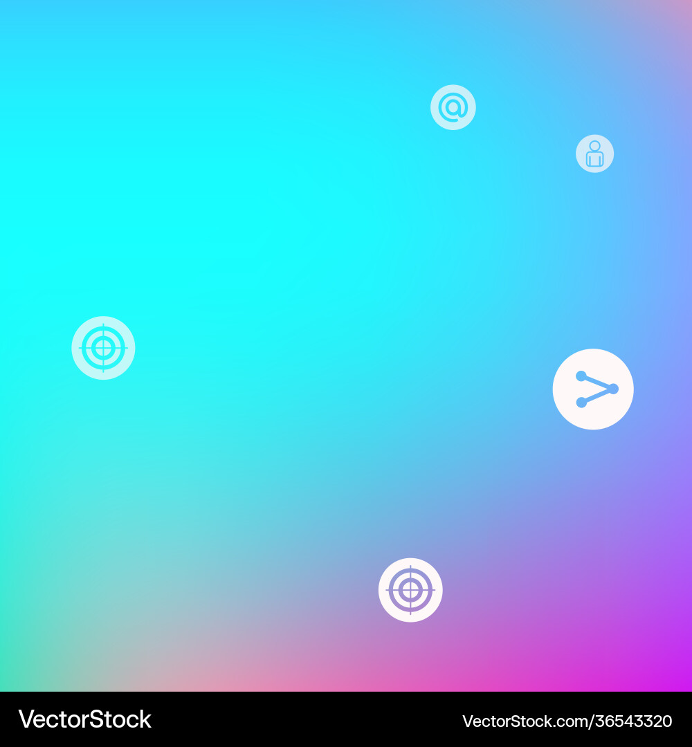 Social media marketing communication networking Vector Image