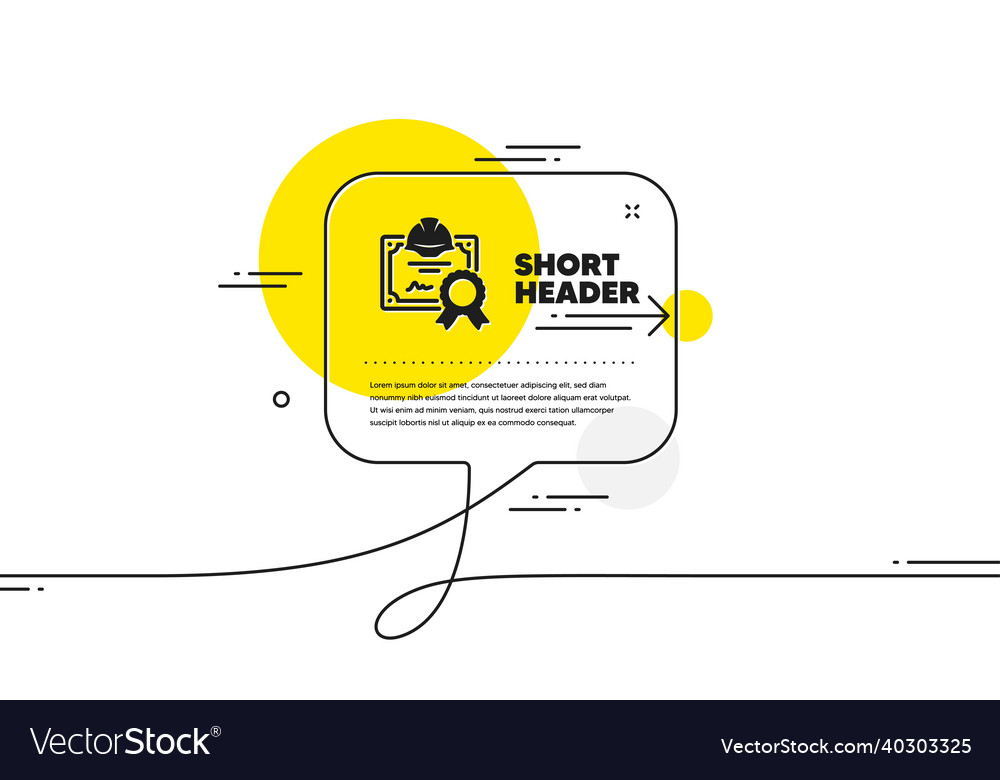 Engineering certificate icon technical Royalty Free Vector